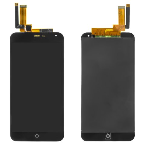 Дисплей для Meizu M1 Note, черный, (тип 2), без рамки, Original (PRC), с желтым шлейфом - GsmServer