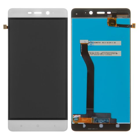 LCD compatible with Xiaomi Redmi 4 Prime, Redmi 4 Pro, (white, without ...